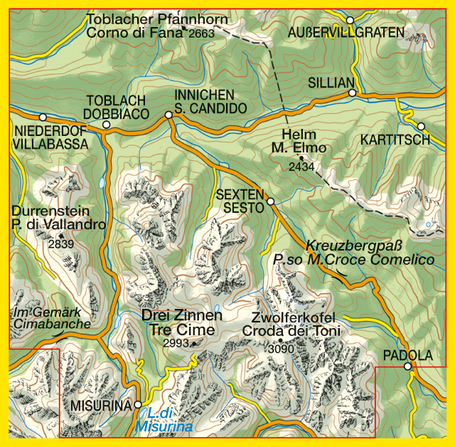 DAV-Shop - Artikeldetails - Blatt 10: Sextener Dolomiten