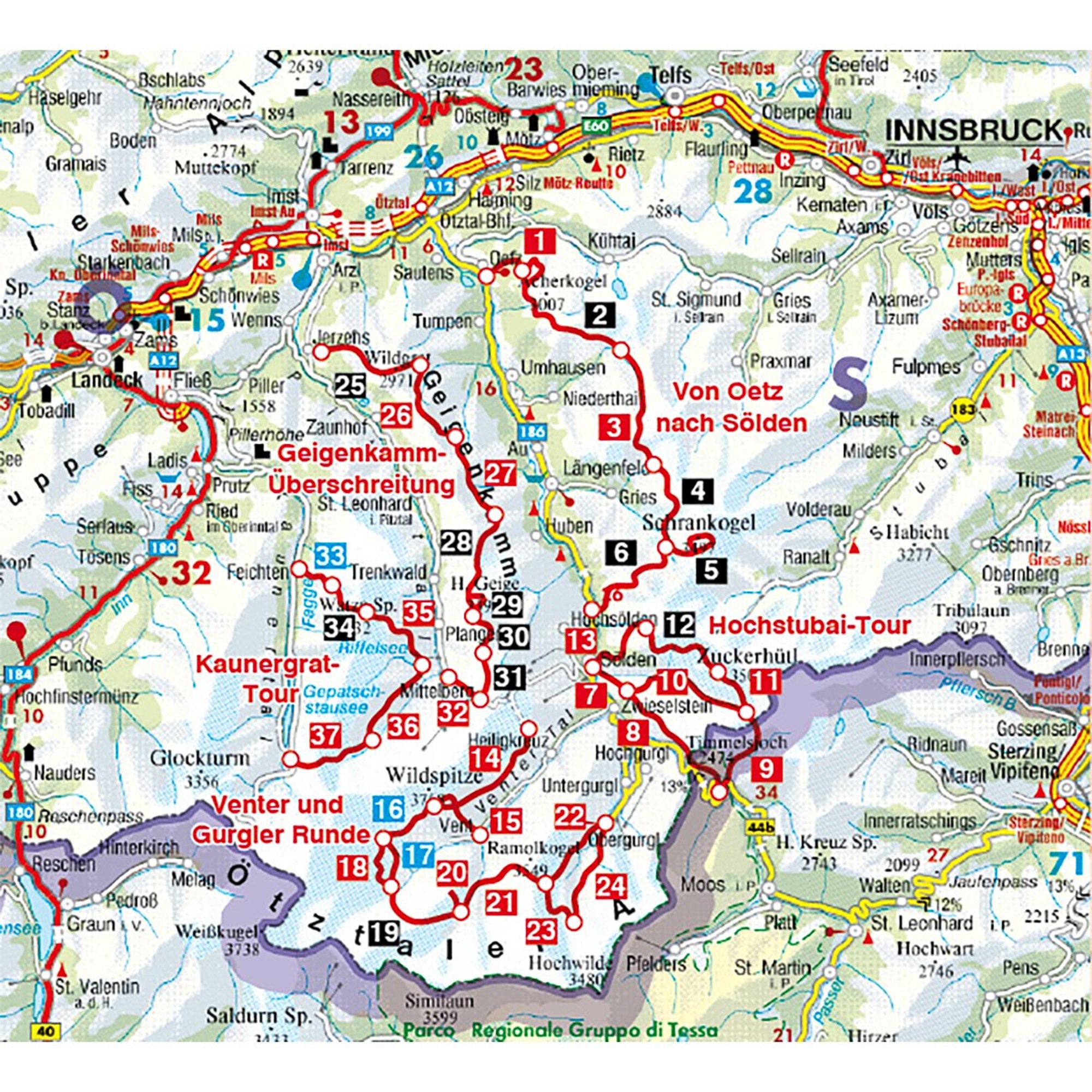 DAV Shop - Artikeldetails - ROTHER Ötztal-Pitztal Trekking